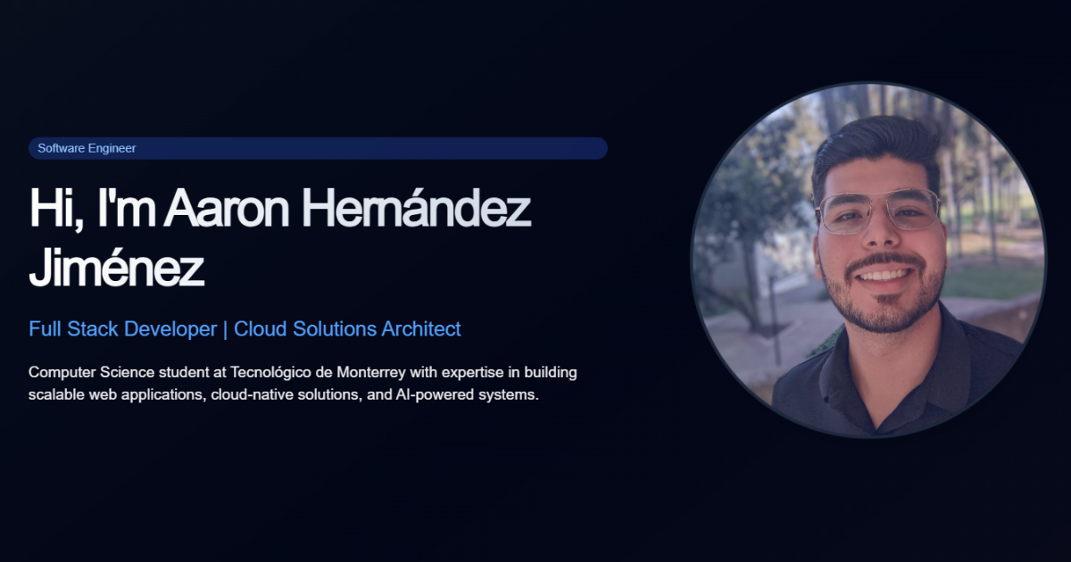 Desarrollador Web México | Aaron Hernández - Full Stack Developer